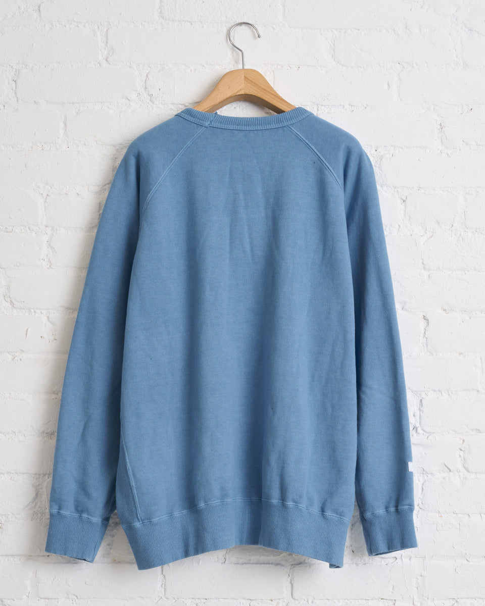 COTTLE, ASAGI INDIGO BLUE, LIFE BOTANICAL CREW NECK – 180 The Store